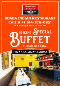 Buffet - Doaba Indian Restaurant Ohio